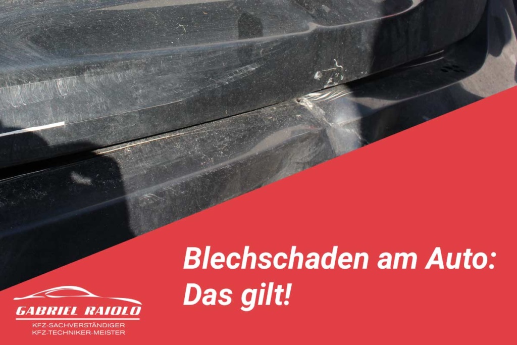 Blechschaden am Auto: Was jetzt wirklich zu tun ist [Ratgeber]